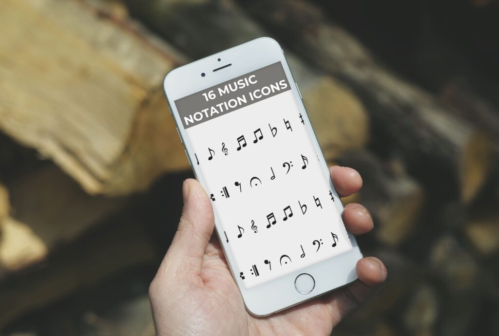 16 Music Notation Icons – MasterBundles