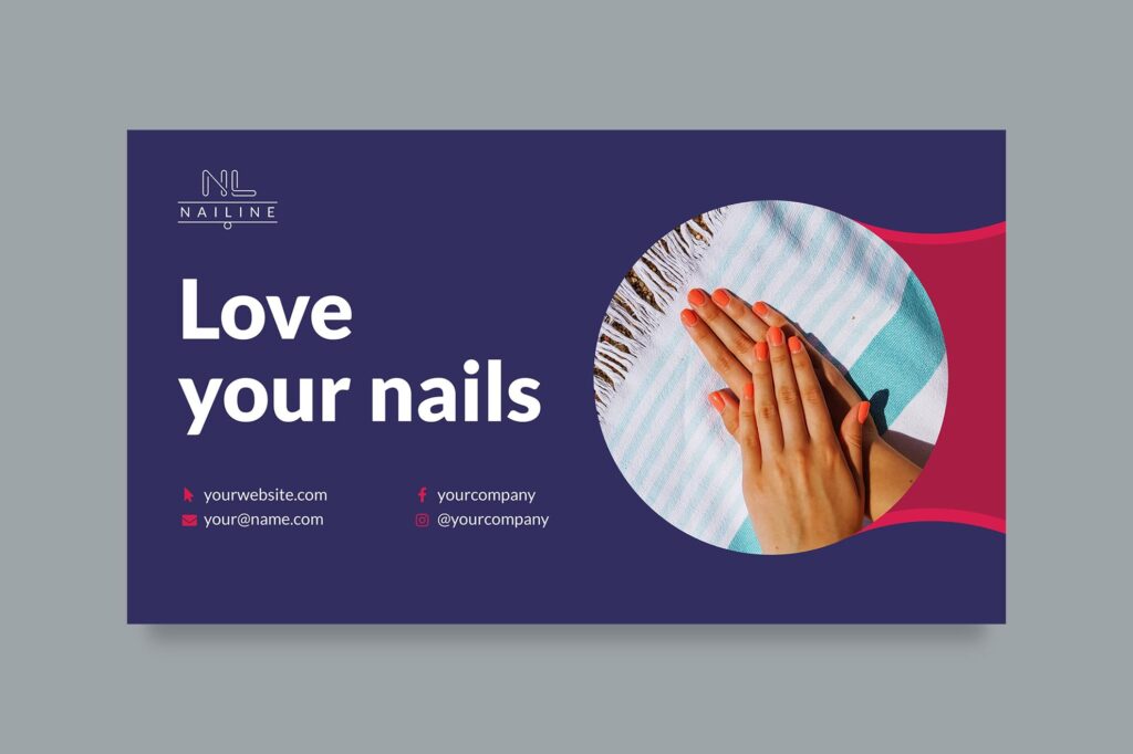 Nail Studio PowerPoint Presentation Template – MasterBundles