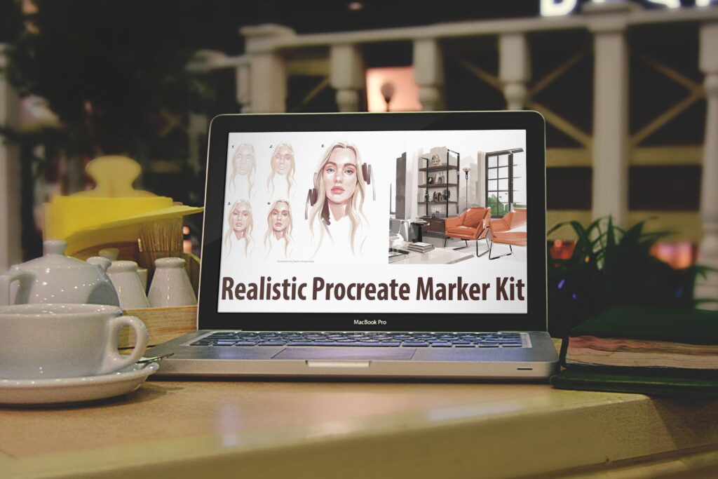 Realistic Procreate Marker Kit – MasterBundles