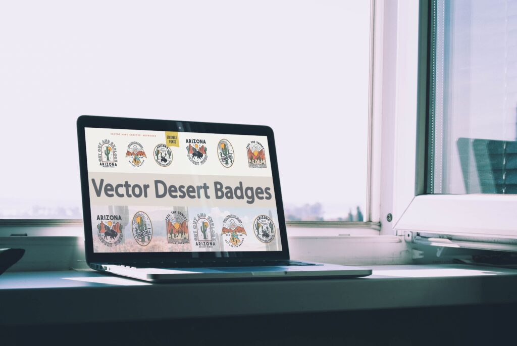 Vector Desert Badges – MasterBundles