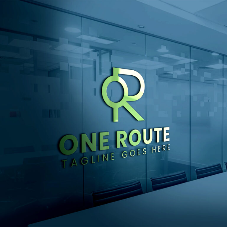 OR Letter Mark Logo - Monogram Logo - One Route Logo - MasterBundles