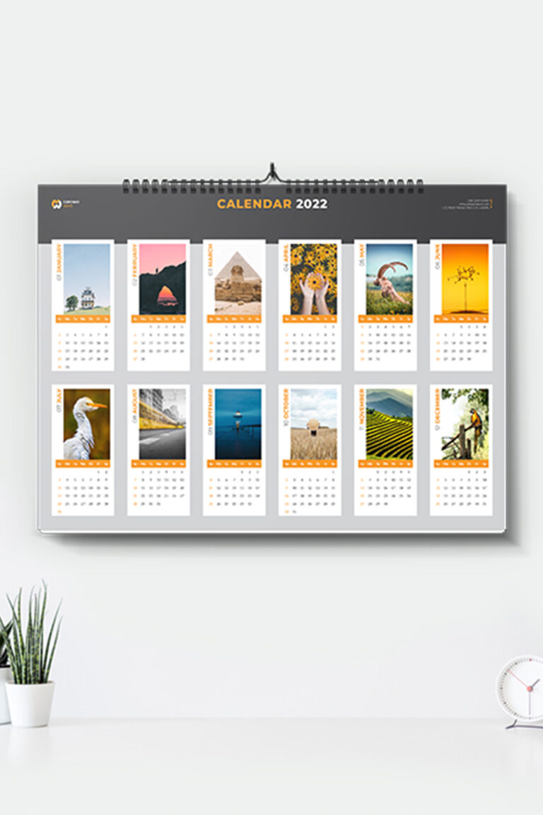 Landscape Calendar 2022 - MasterBundles