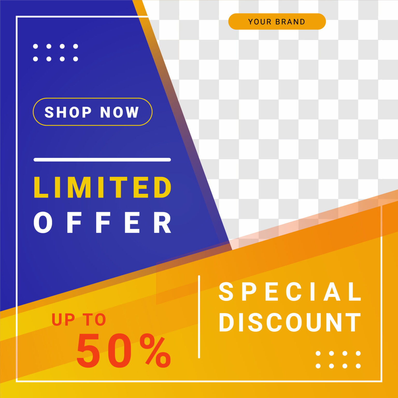 social media post template for sales promotion - MasterBundles