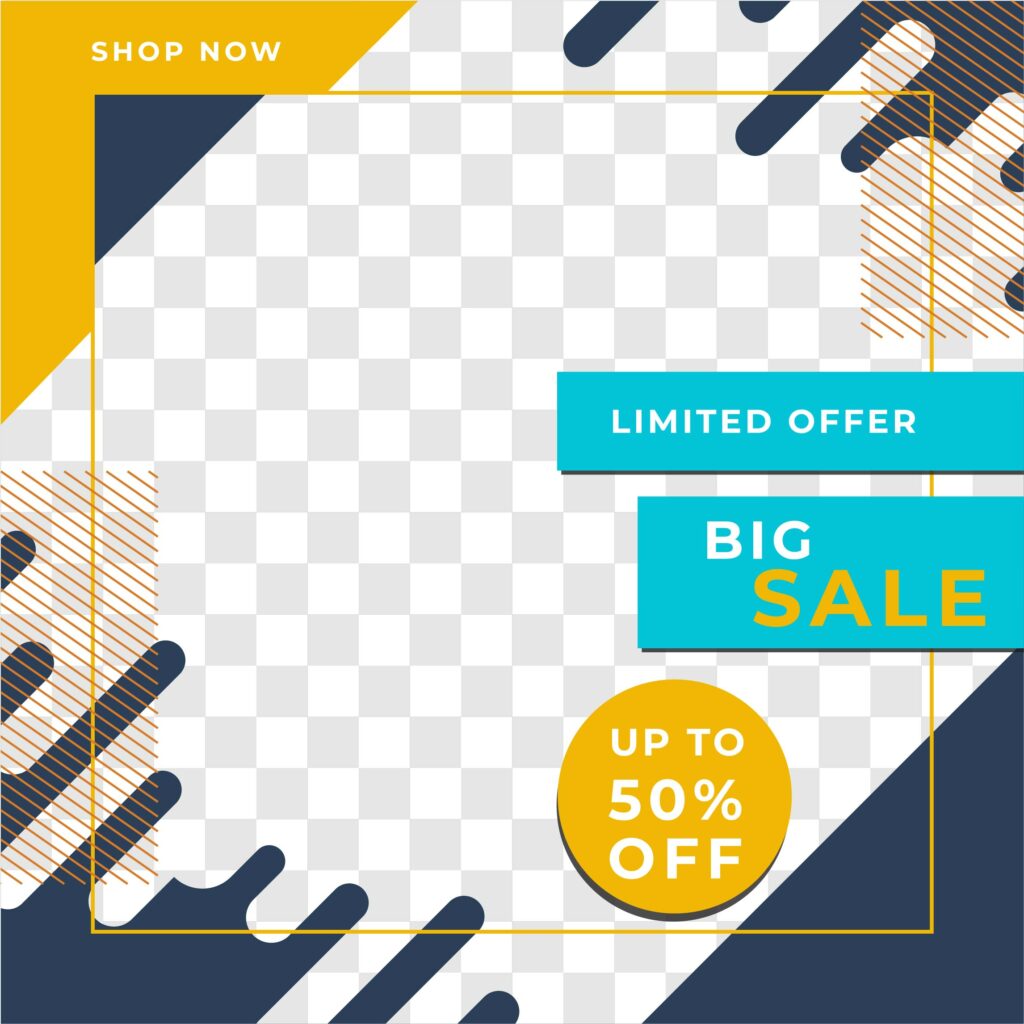 social media post template for sales promotion - MasterBundles