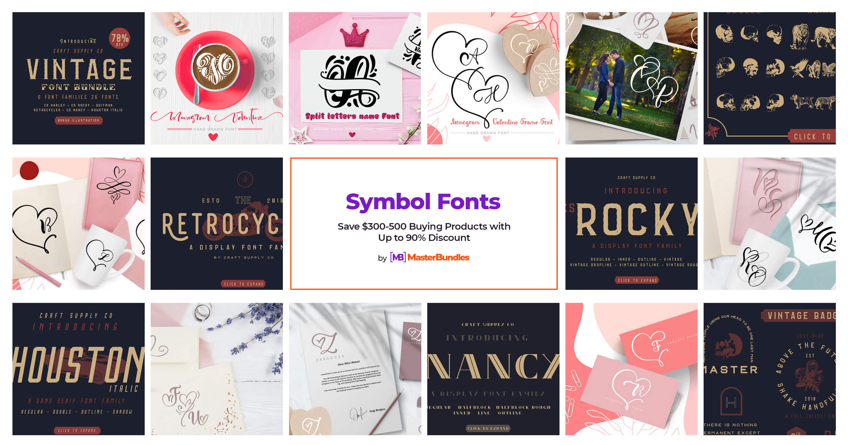 1493+ Symbol Fonts 2025 - MasterBundles