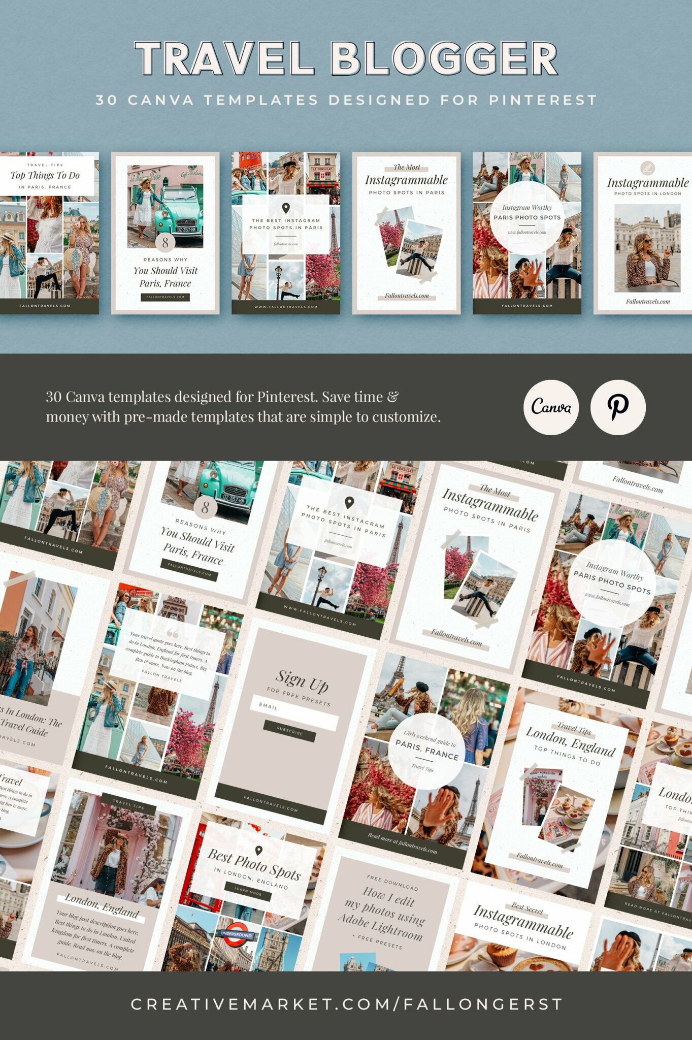 Travel Blogger Pinterest Bundle | Master Bundles