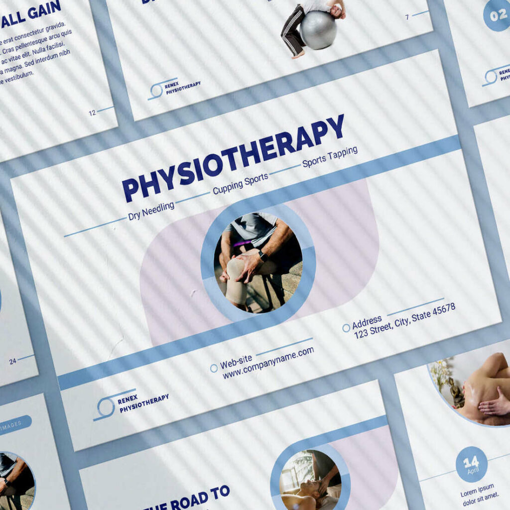 Physiotherapy PowerPoint Presentation Template – MasterBundles