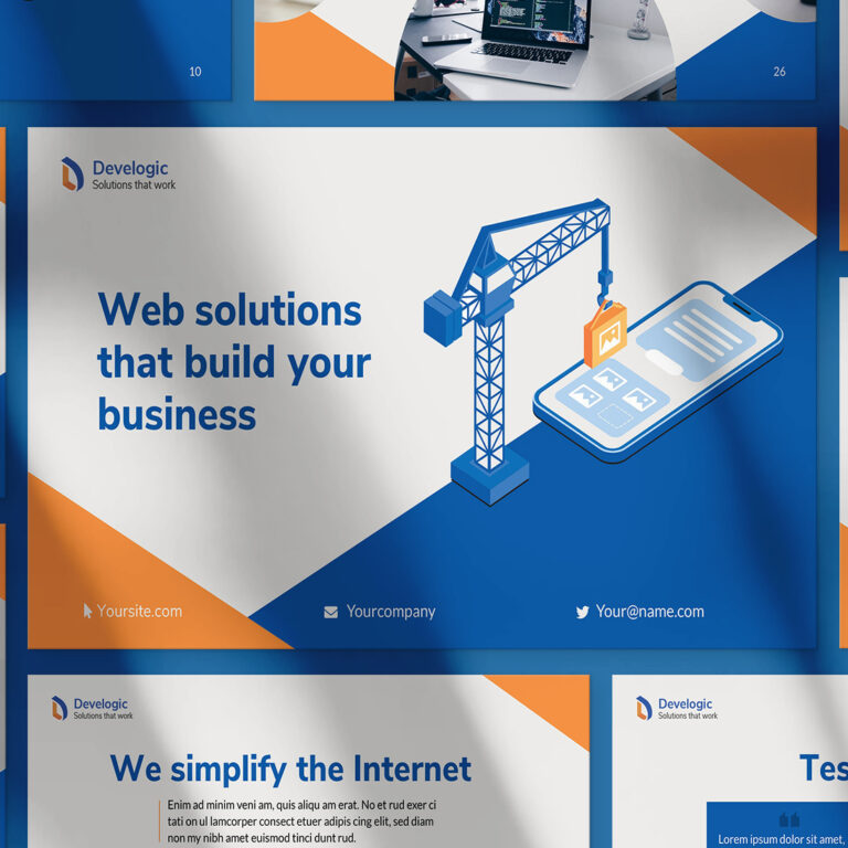 Web and Mobile App Development PowerPoint Presentation Template ...