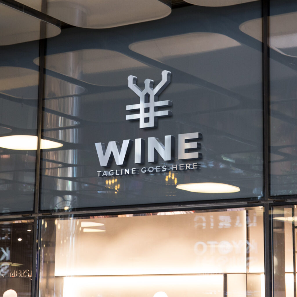 Abstract Mark Logo - Wine Logo - Business Logo - MasterBundles