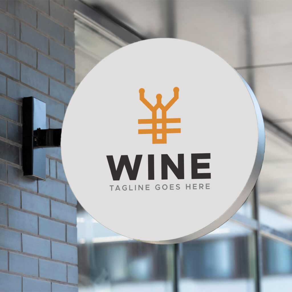 Abstract Mark Logo - Wine Logo - Business Logo - MasterBundles