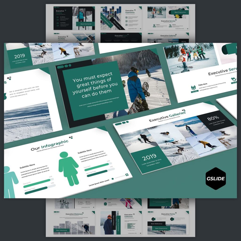 Snowboard - Google Slides Template – MasterBundles