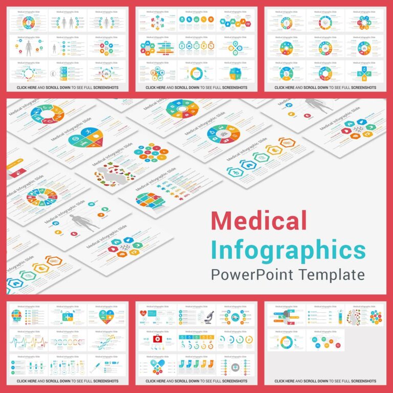 Medical Infographics PowerPoint – MasterBundles