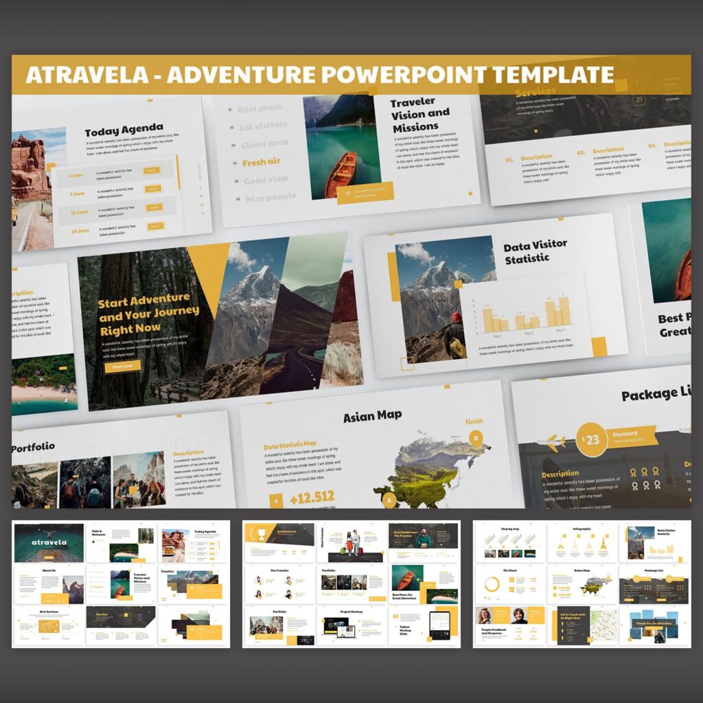 Atravela - Adventure Powerpoint – MasterBundles