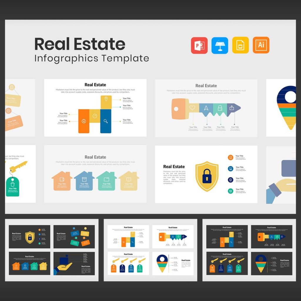 Real Estate Infographic Presentation – MasterBundles
