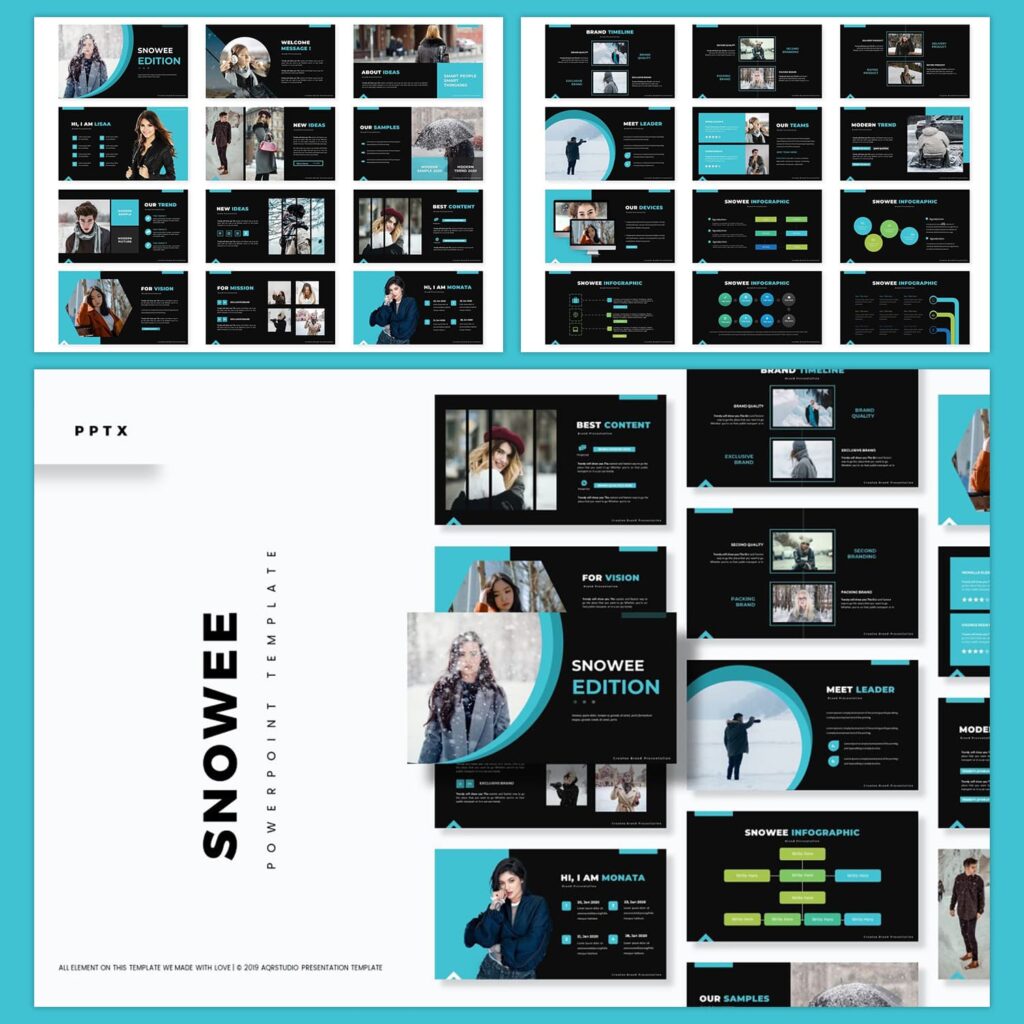 Snowee - Powerpoint Template – MasterBundles