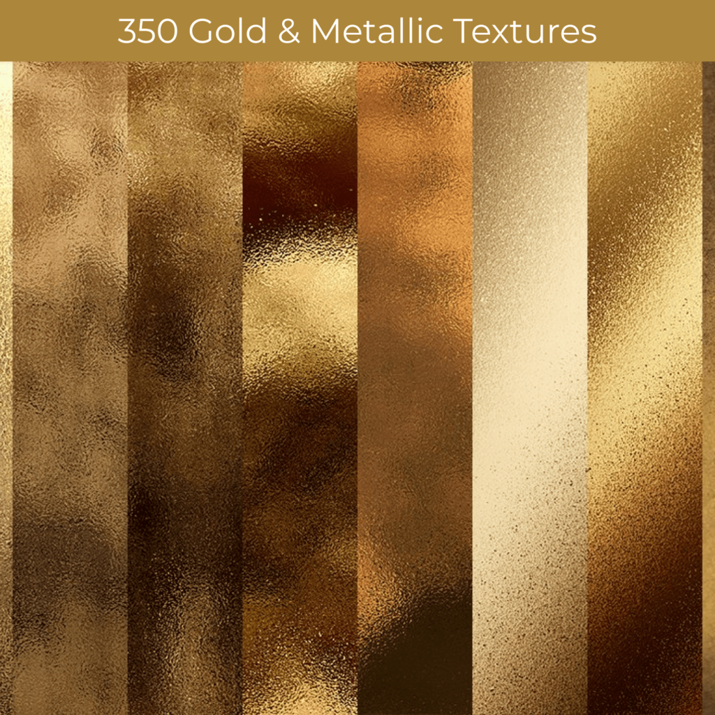 350 Gold & Metallic Textures – MasterBundles