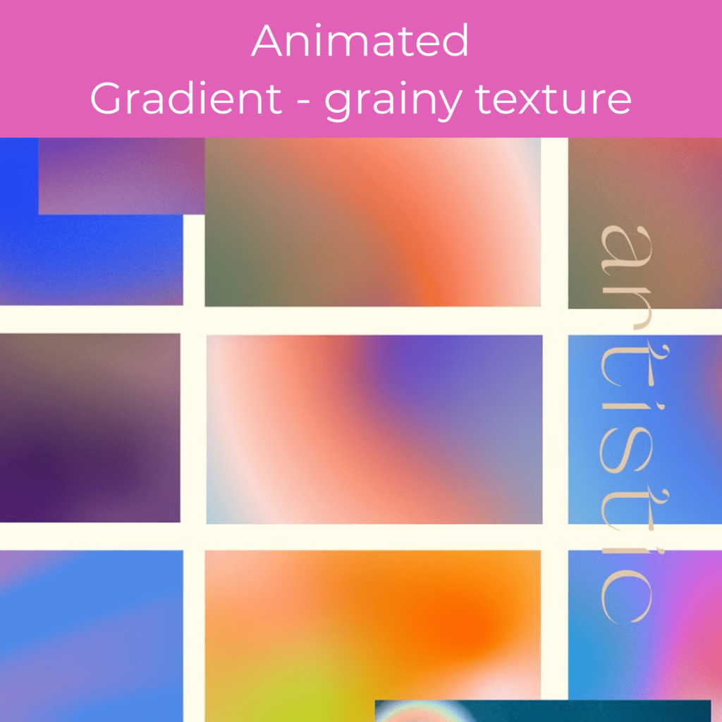 Animated Gradient - Grainy Texture – MasterBundles