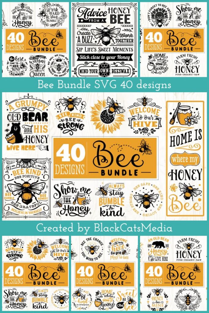 Bee Bundle SVG 40 Designs – MasterBundles
