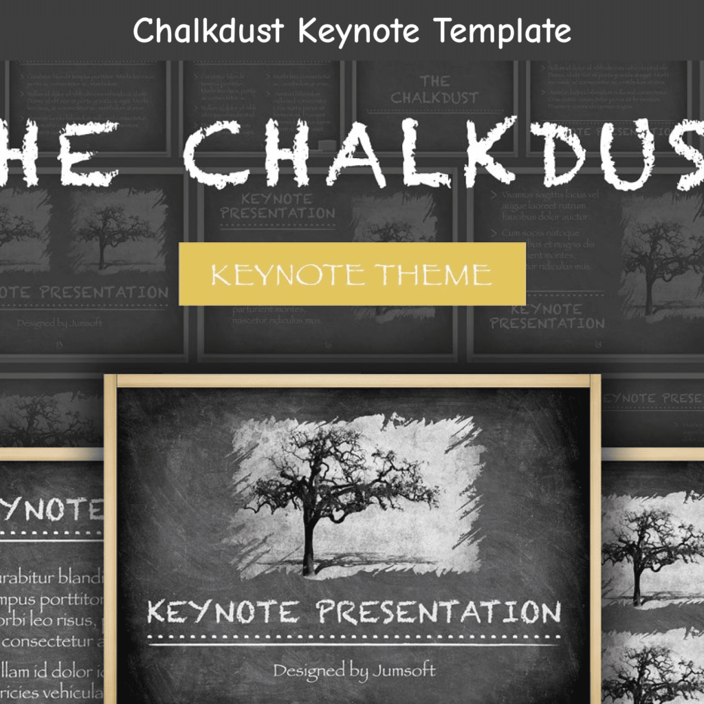 Chalkdust Keynote Template – MasterBundles