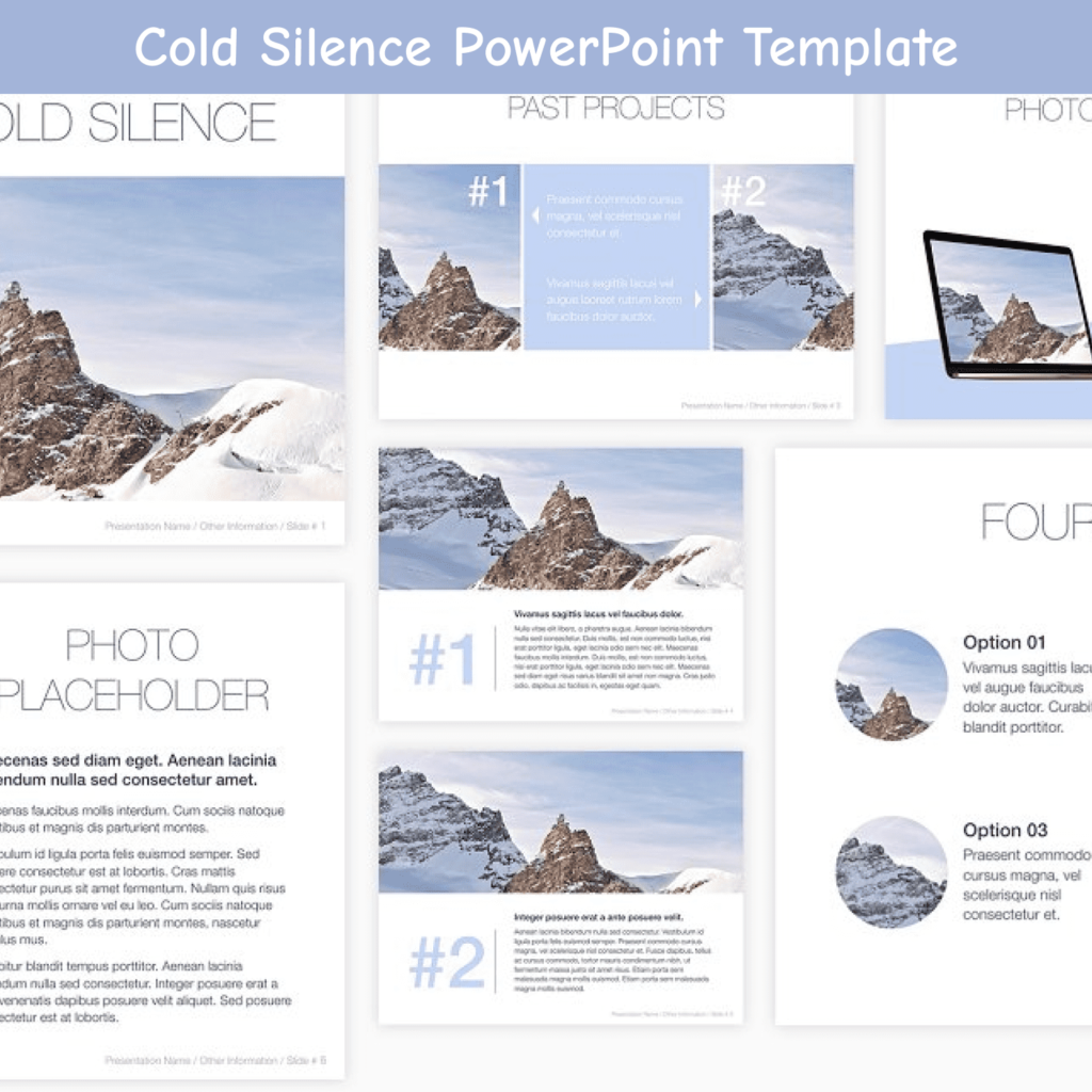 Cold Silence PowerPoint Template – MasterBundles
