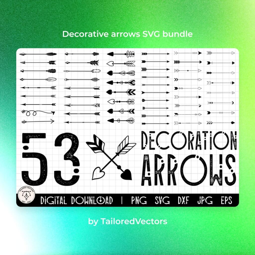 Tribal Arrows SVG - MasterBundles