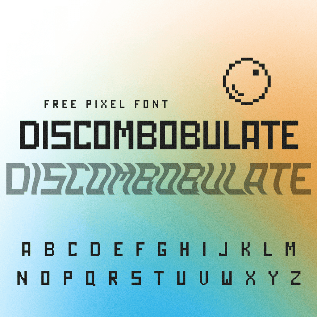 Discombobulate Pixel Font – MasterBundles