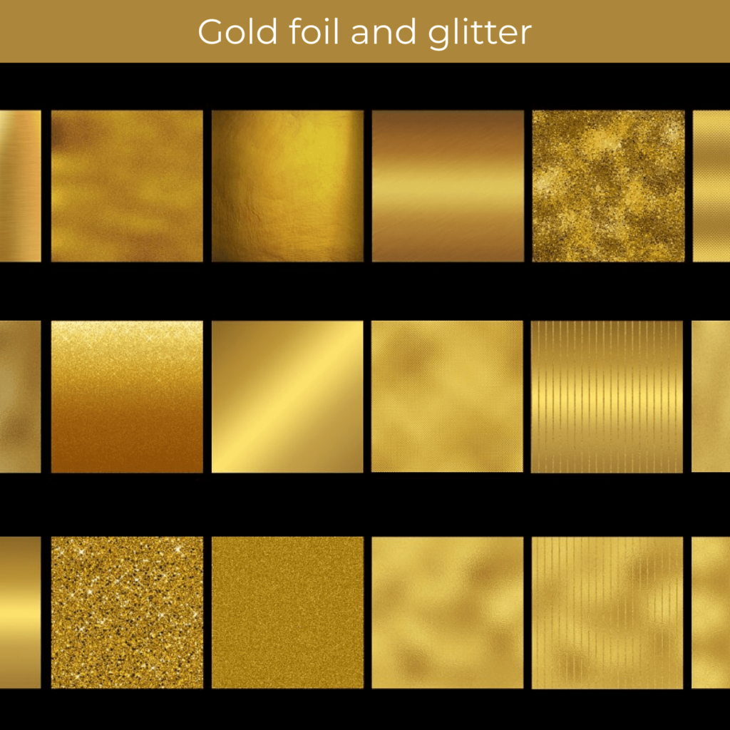 Gold Foil and Glitter Textures – MasterBundles