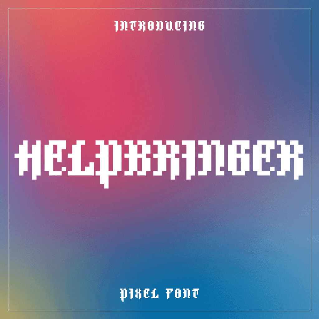 Helpbringer Pixel Font – MasterBundles