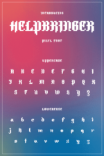 Helpbringer Pixel Font – MasterBundles