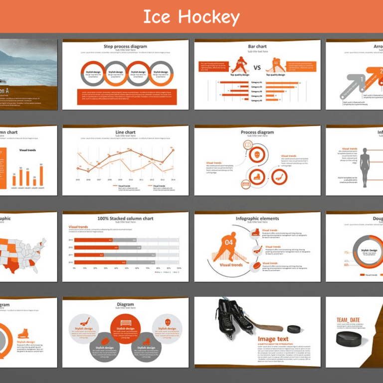 Ice Hockey Powerpoint Template – MasterBundles