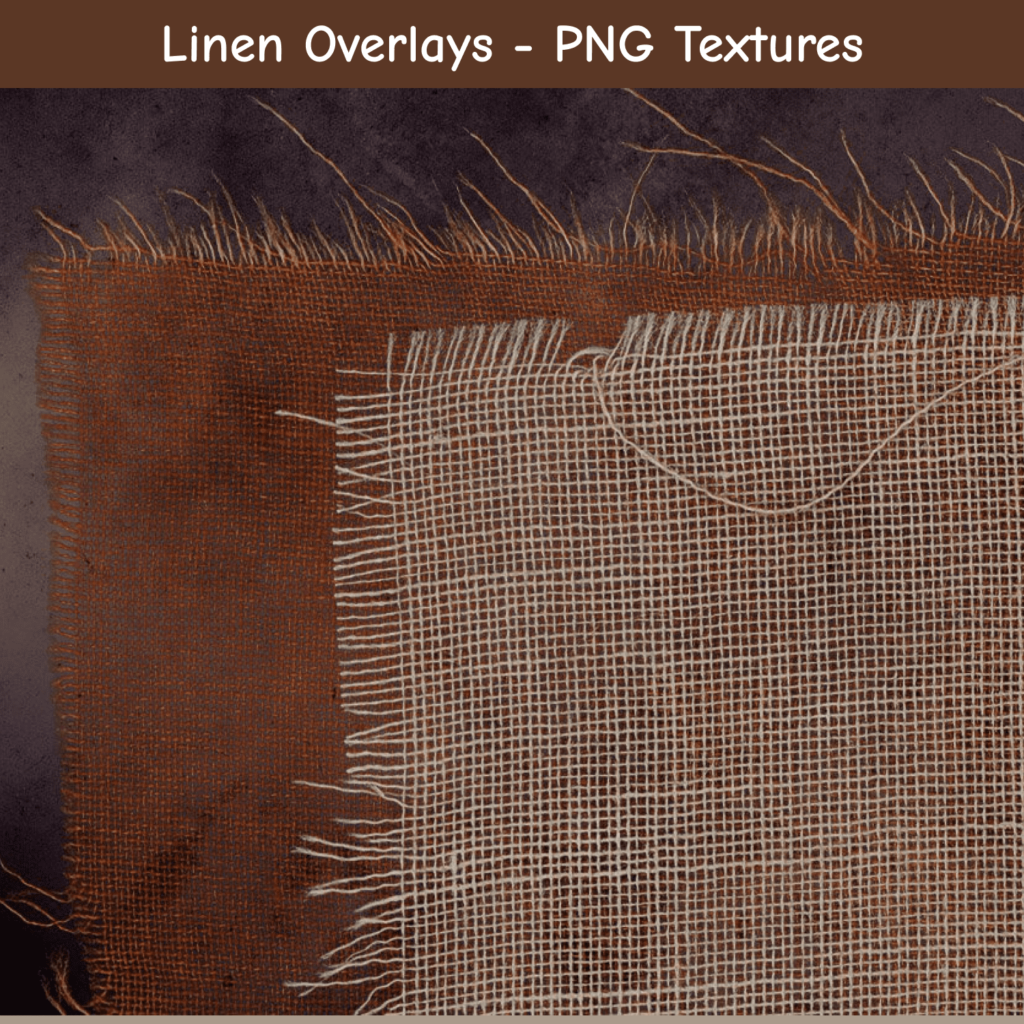 Linen Overlays - PNG Textures – MasterBundles