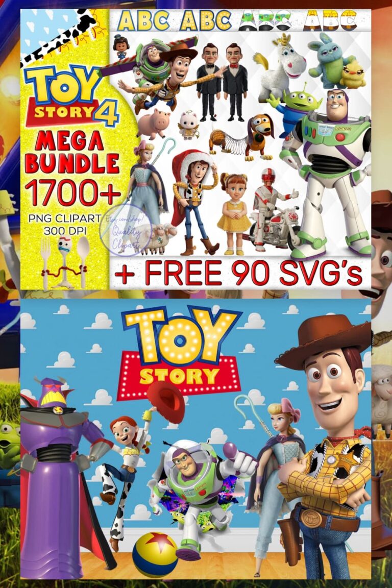 1700+ MEGA BUNDLE Toy Story Clipart – MasterBundles