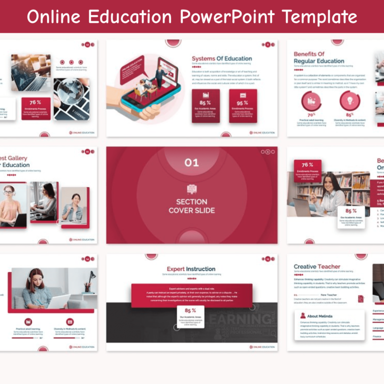 Online Education PowerPoint Template – MasterBundles