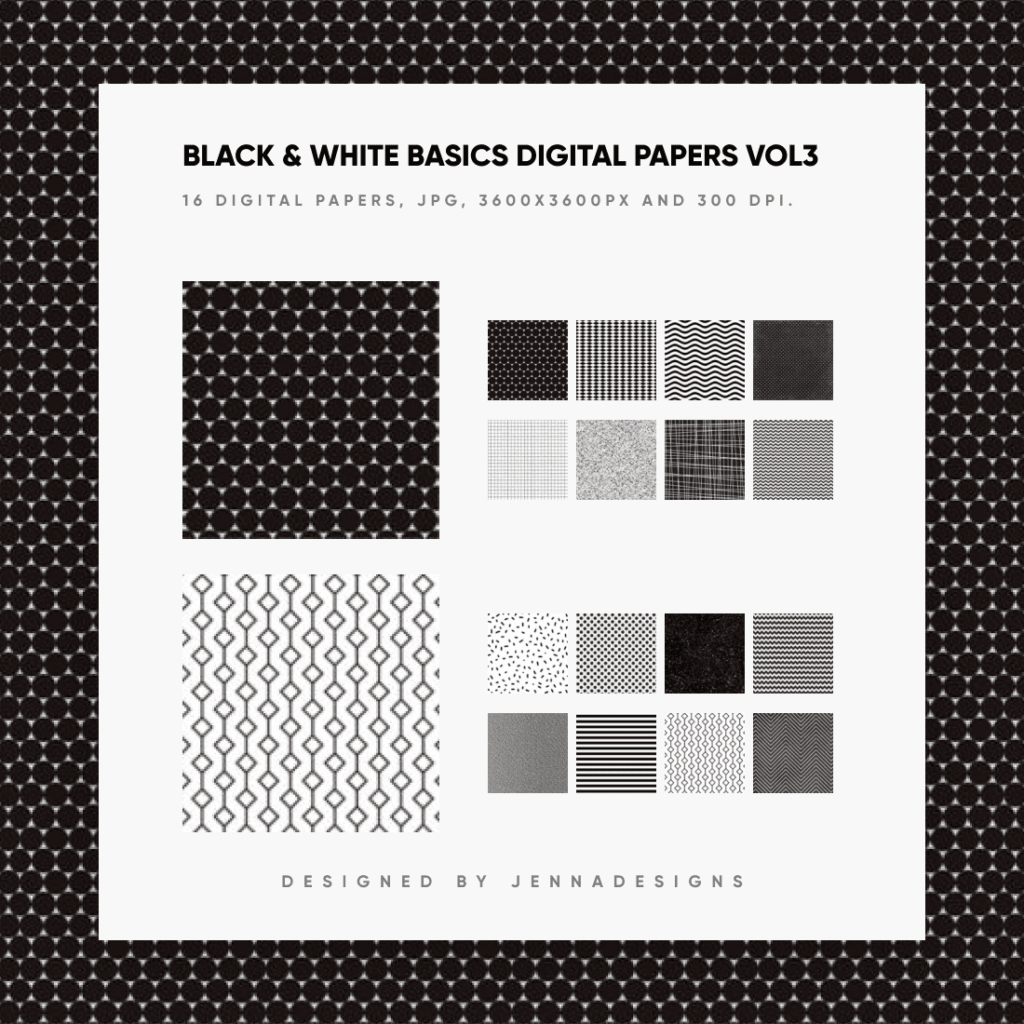 Modern Manly Masculine Pattern Set | Master Bundles