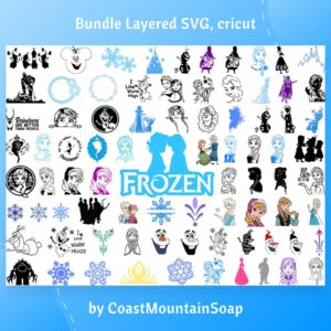 Frozen SVG Files Bundle – MasterBundles