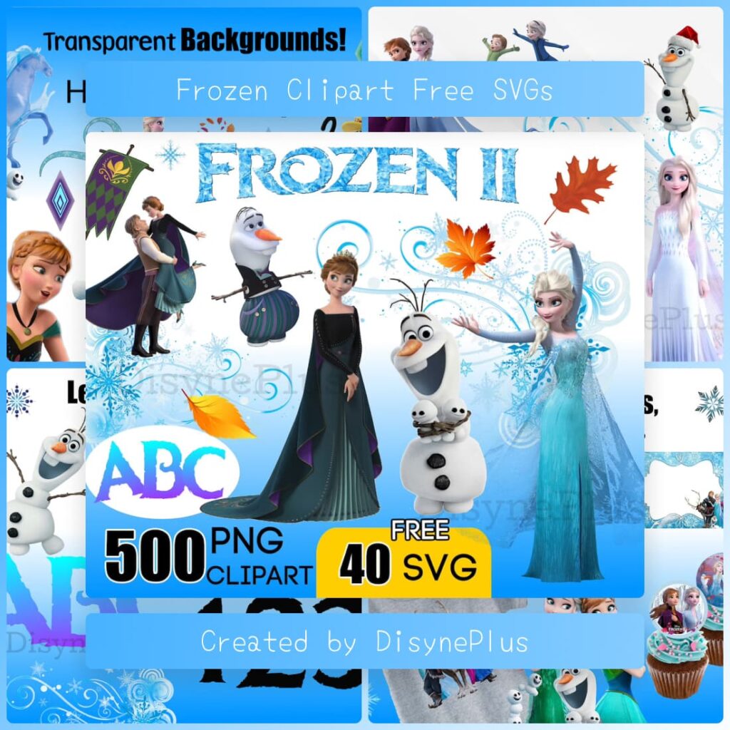 Frozen SVG Files Bundle – MasterBundles