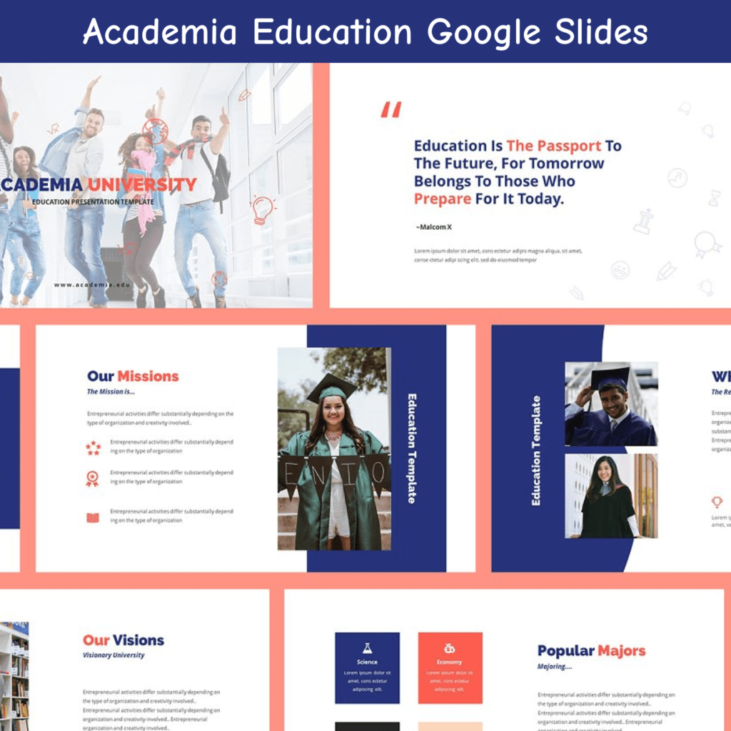 Academia Education Google Slides – MasterBundles