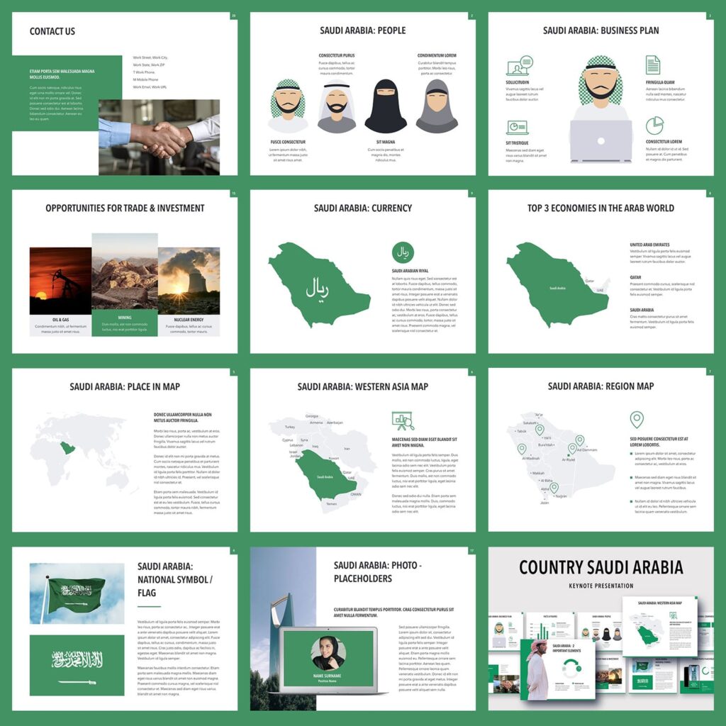 Country Saudi Arabia Google Slides – MasterBundles