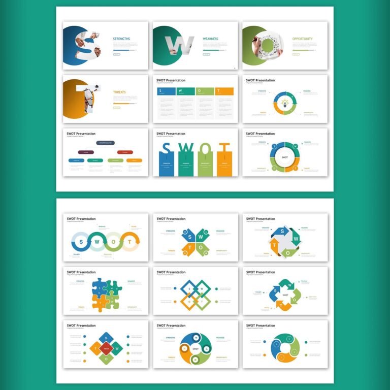 SWOT - Infographic Template – MasterBundles