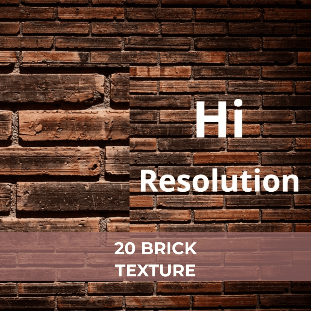 20 Brick Textures Pack – MasterBundles