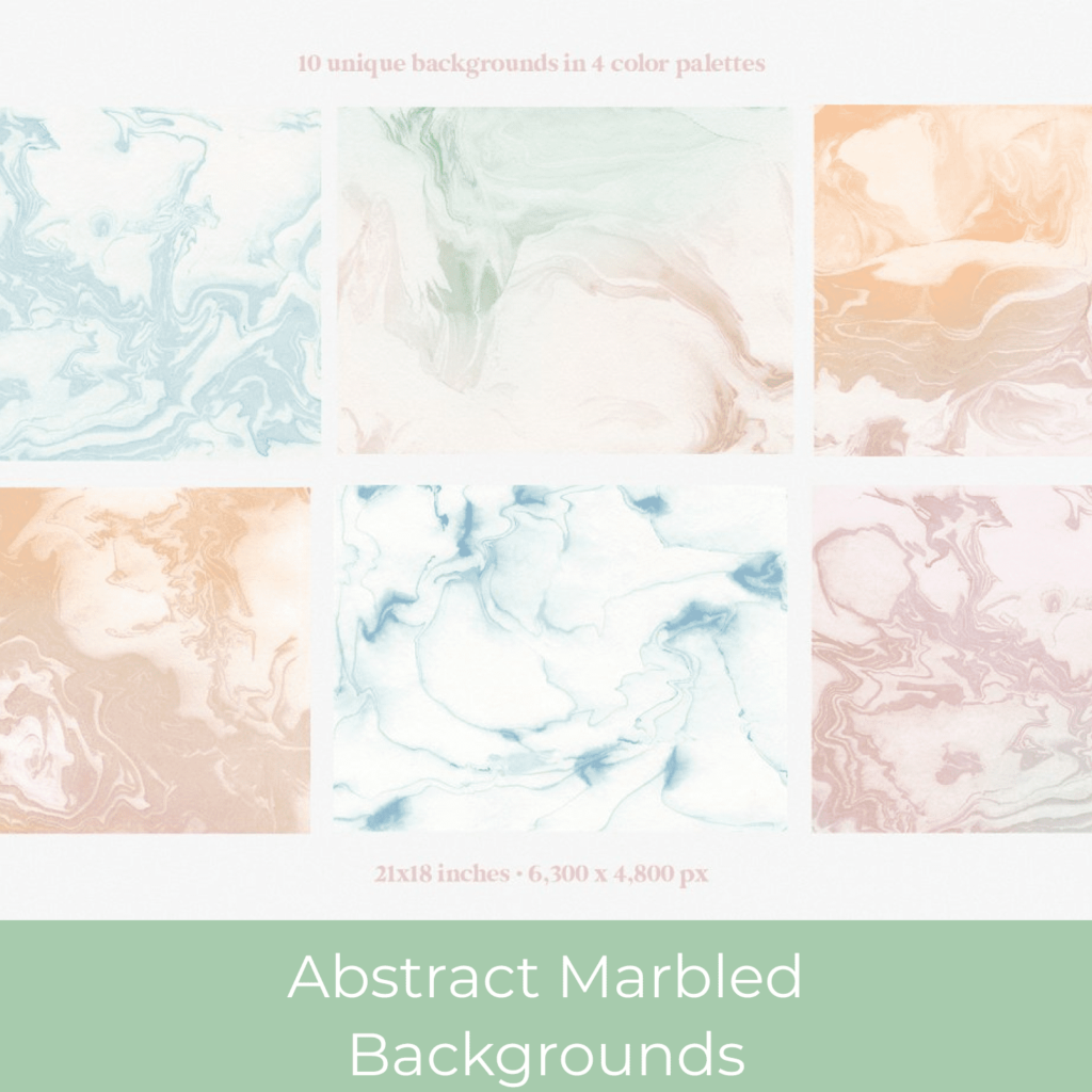 Abstract Marbled Backgrounds – MasterBundles