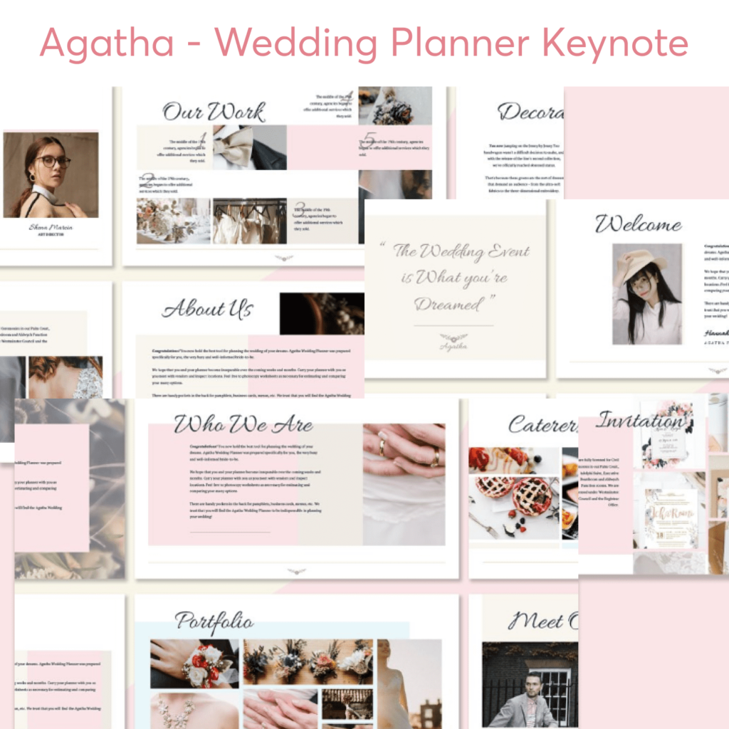 Agatha - Wedding Planner Keynote – MasterBundles