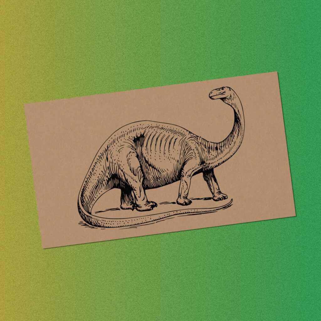 Free Brontosaurus Archeology Cretaceous Reptile SVG – MasterBundles