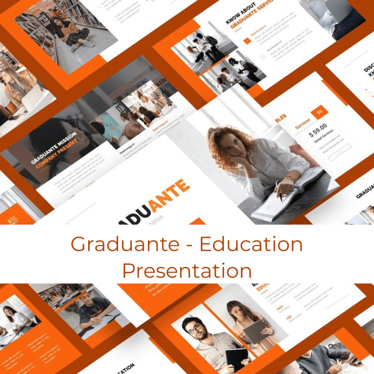 Graduante - Education Presentation – MasterBundles
