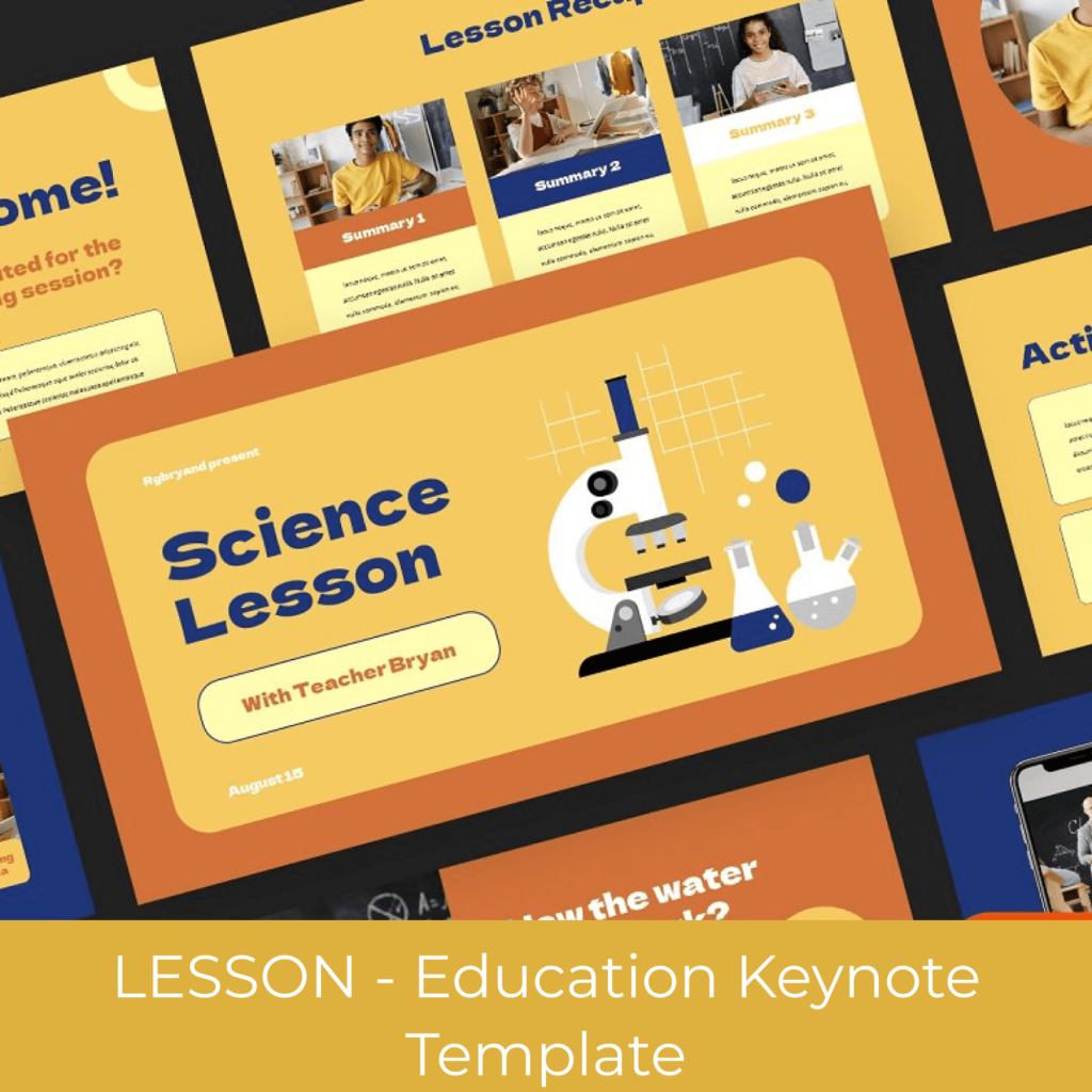 LESSON - Education Keynote Template – MasterBundles