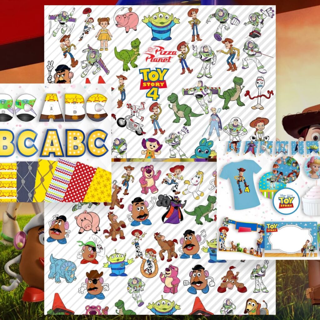 1700+ MEGA BUNDLE Toy Story Clipart – MasterBundles