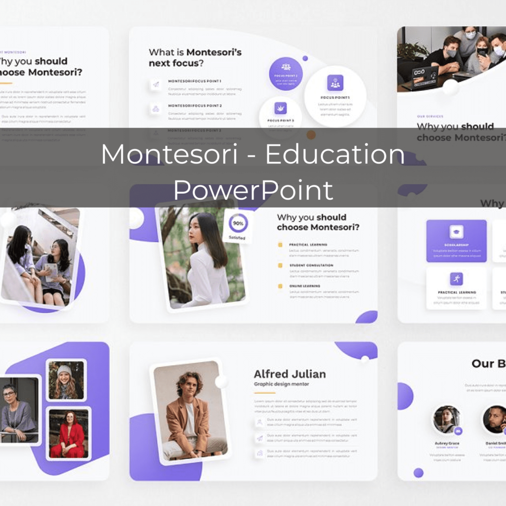 Montesori - Education PowerPoint – MasterBundles