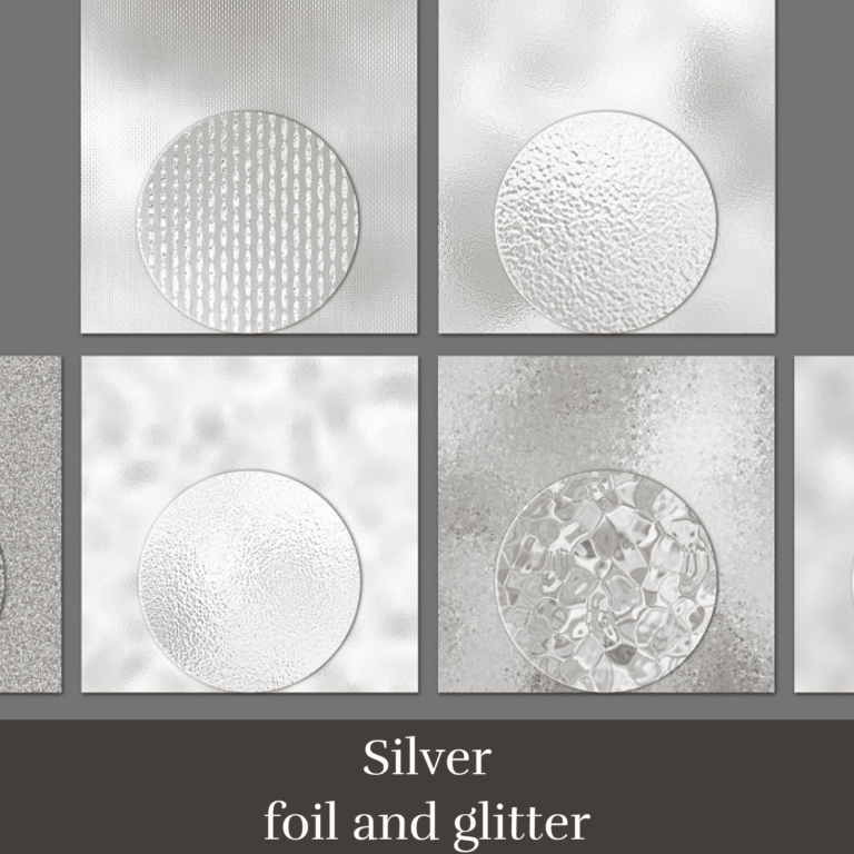 Metallic Foil Digital Paper | Master Bundles