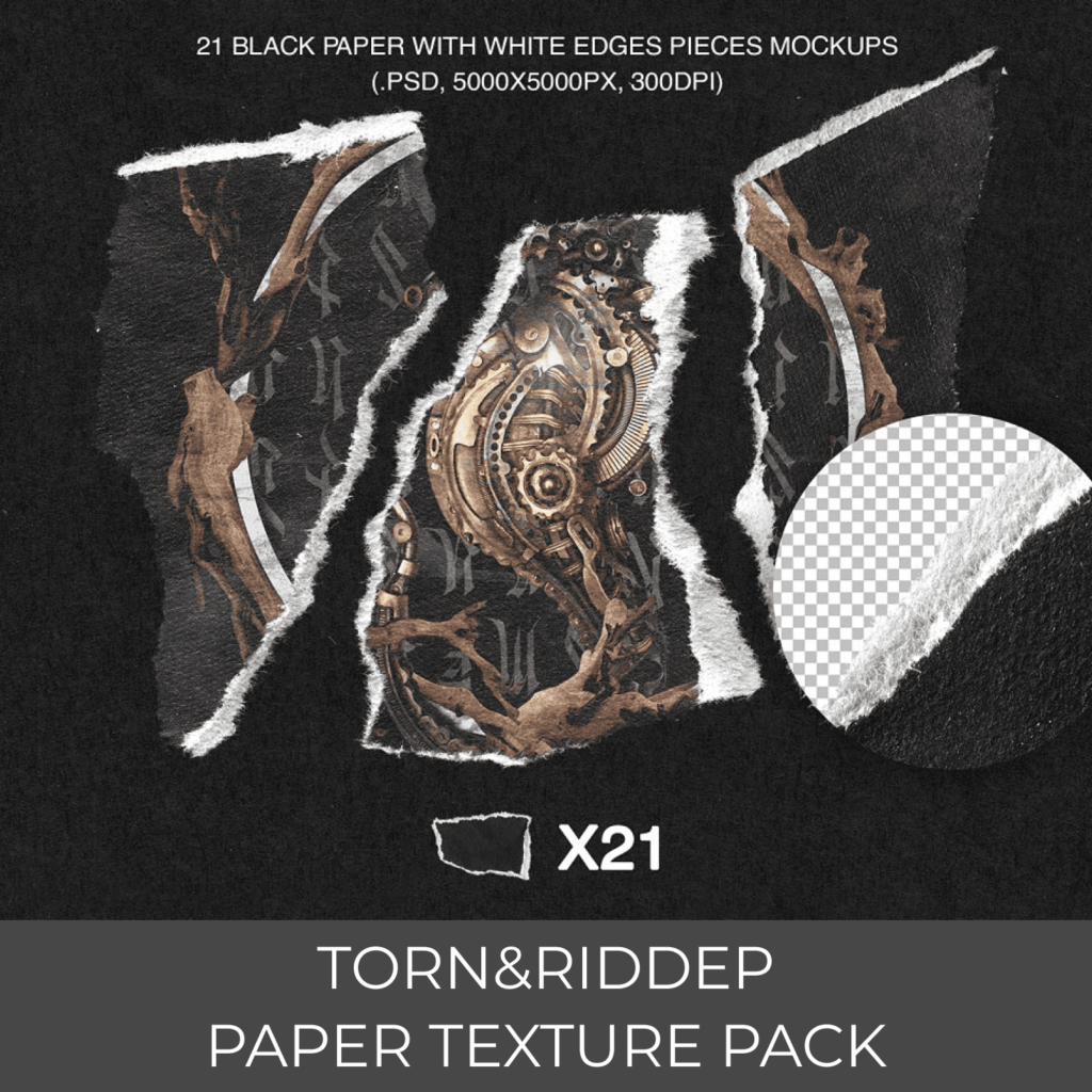 Torn & Riddep Paper Texture Pack – MasterBundles