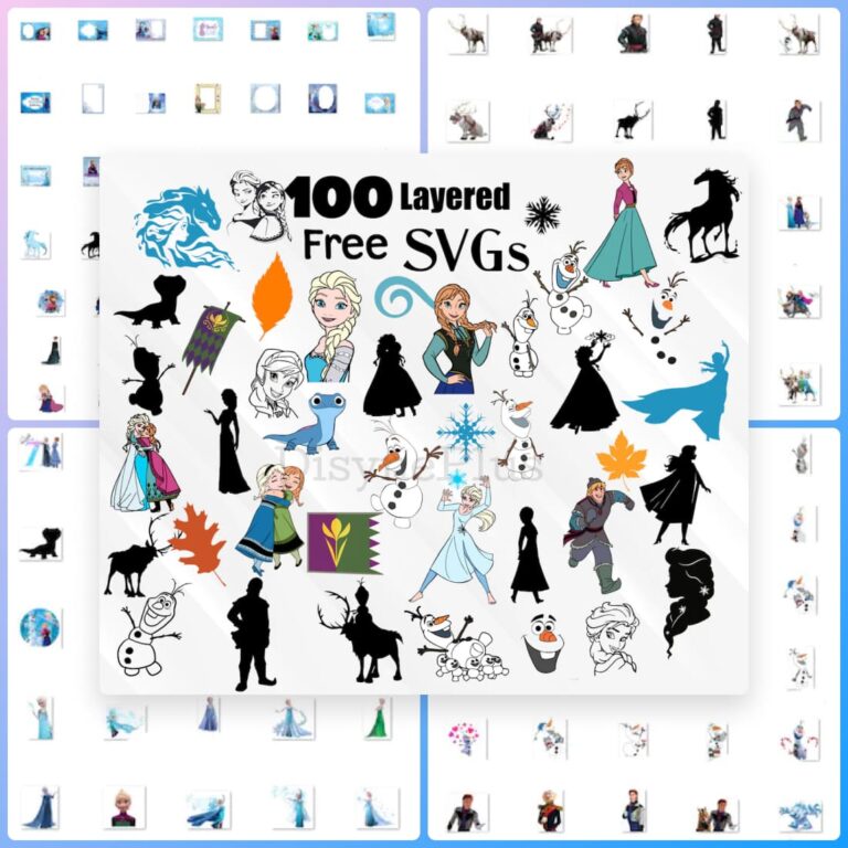 Frozen Clipart SVG PNG Mega Pack – MasterBundles